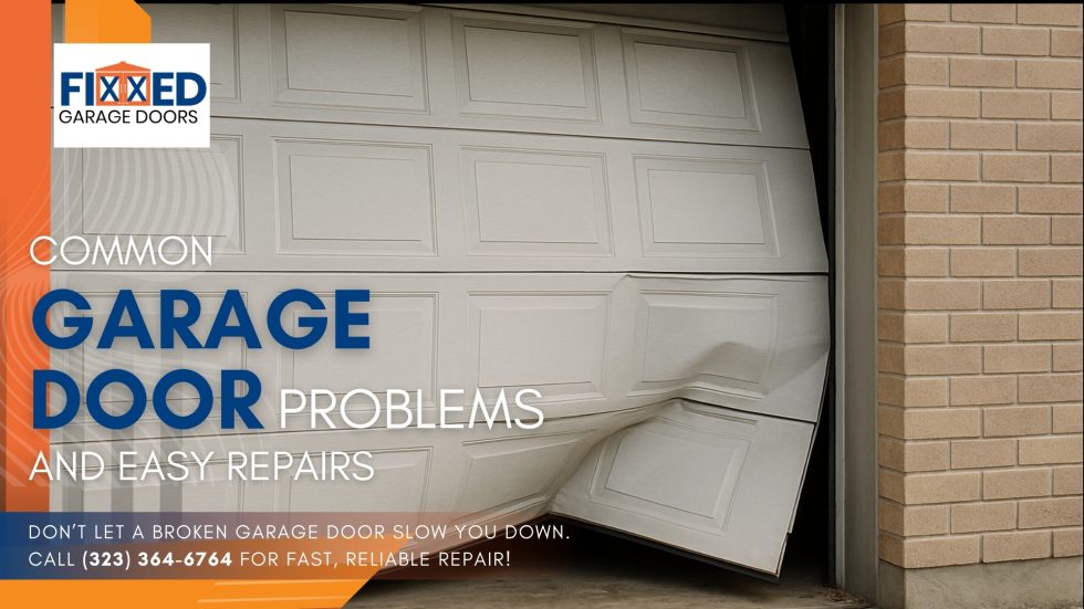 Garage Door Problems: Quick Troubleshooting & Repair Guide