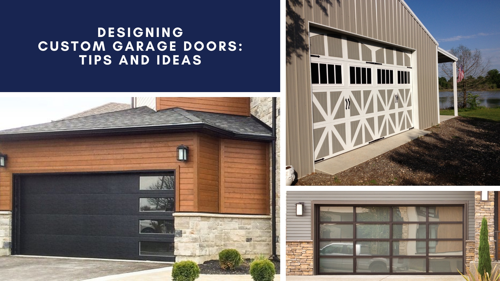 Designing Custom Garage Doors: Tips and Ideas