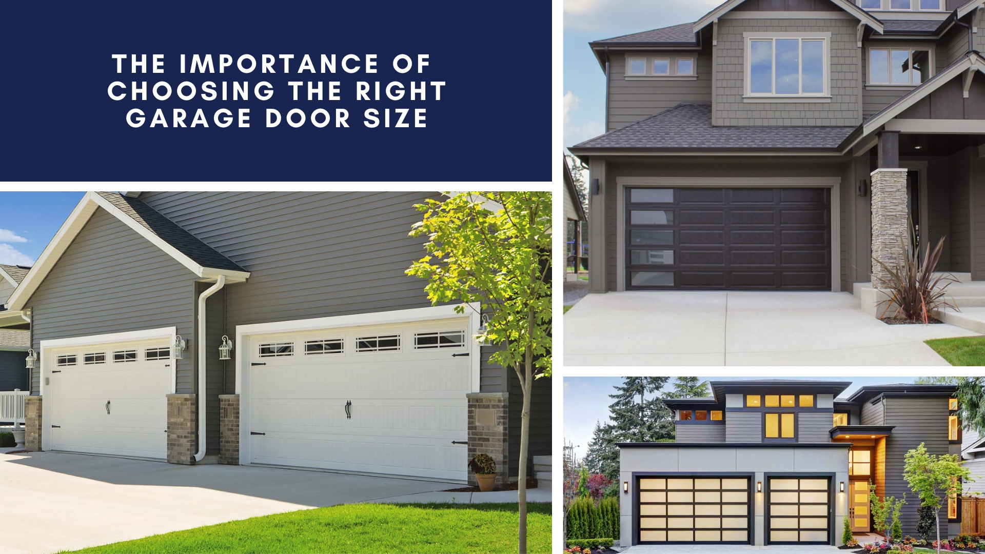The Importance of Choosing the Right Garage Door Size