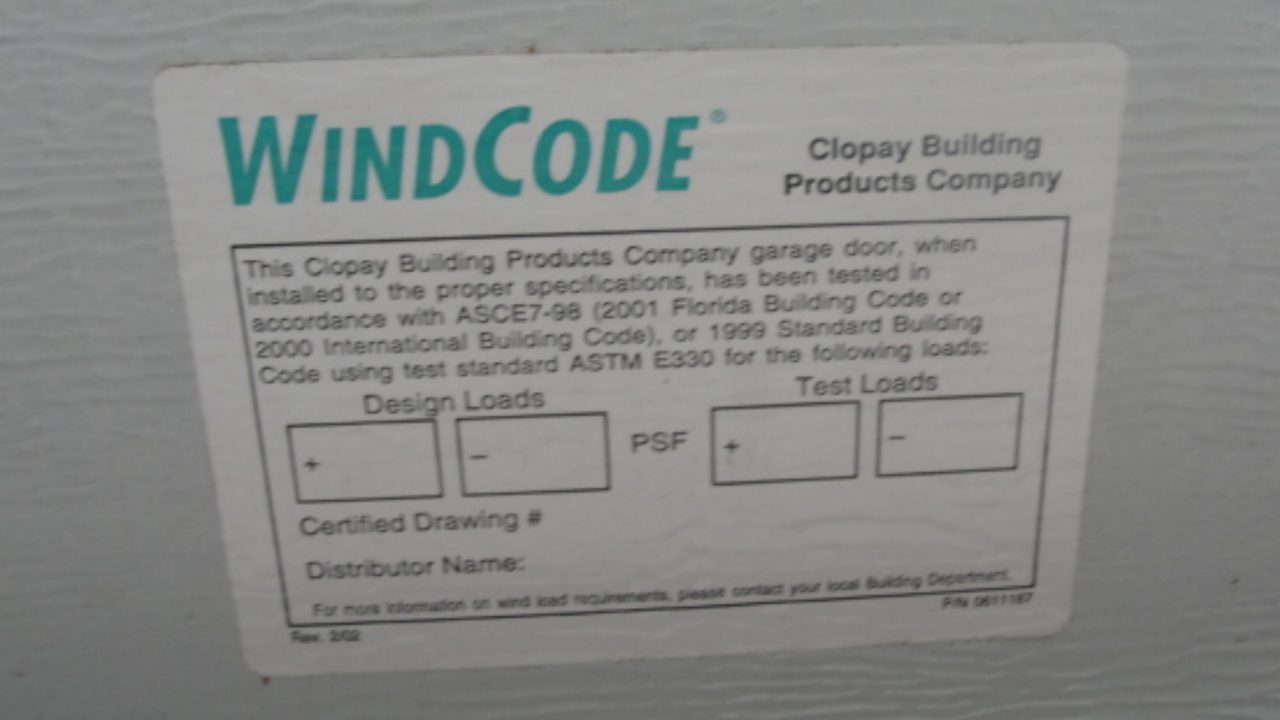 A Guide to Testing and Certifying Hurricane Garage Doors