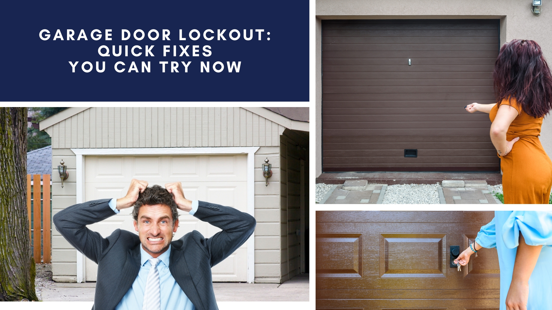 Garage Door Lockout: Quick Fixes You Can Try Now
