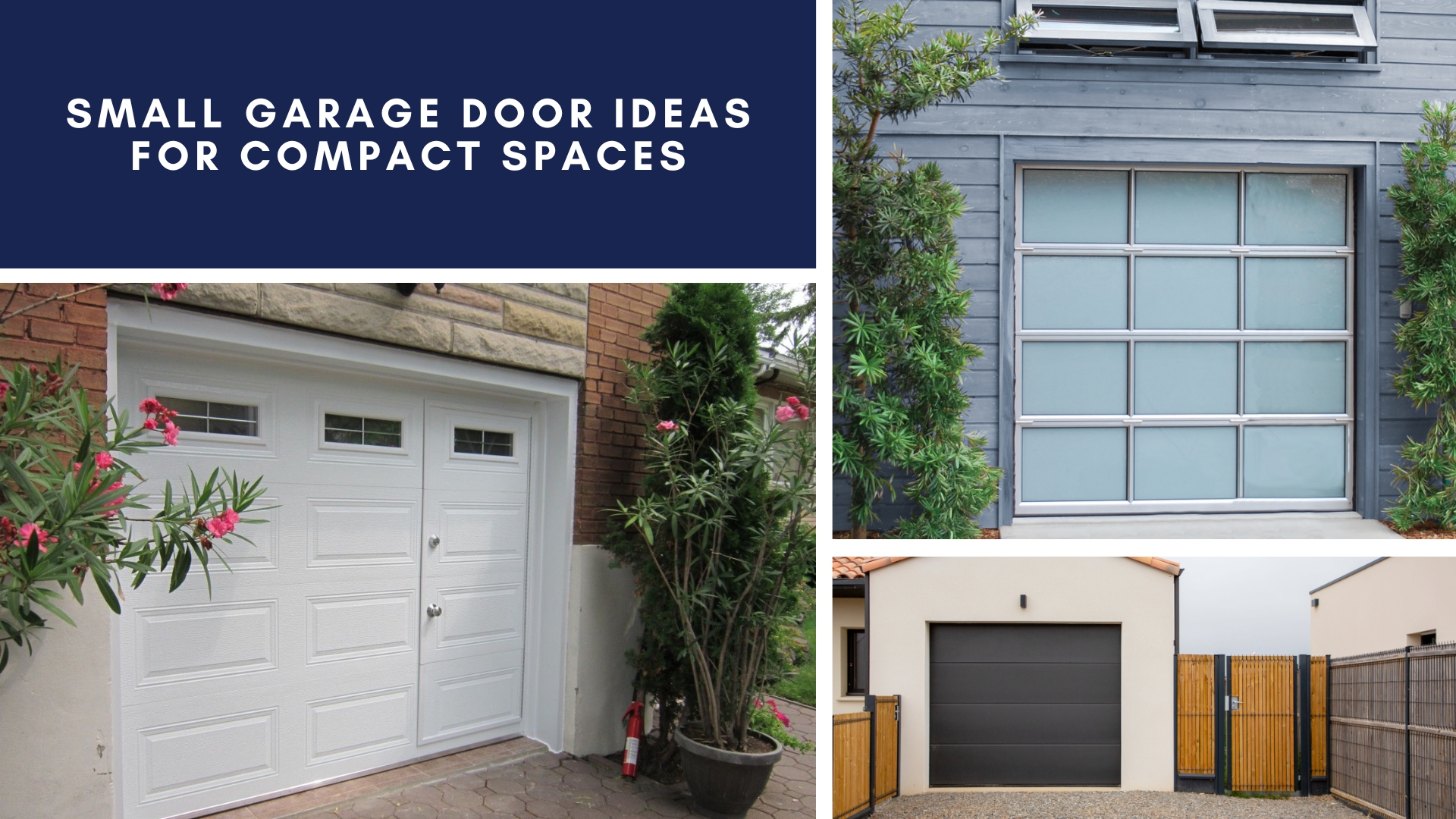 Small Garage Door Ideas: Best Solutions for Compact Spaces